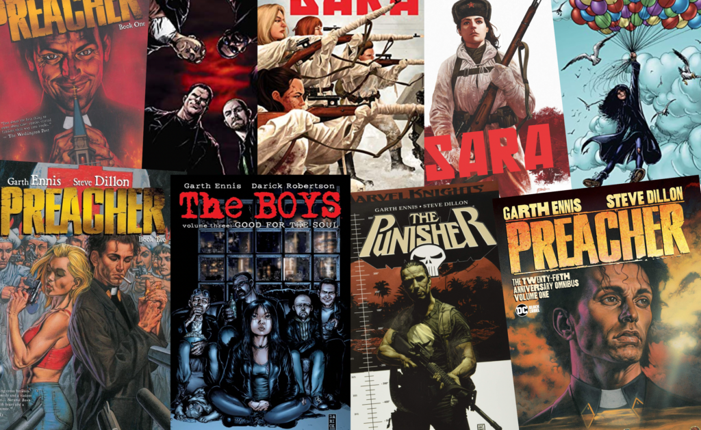 Creator-controlled graphic novels by Garth Ennis | whitefox
